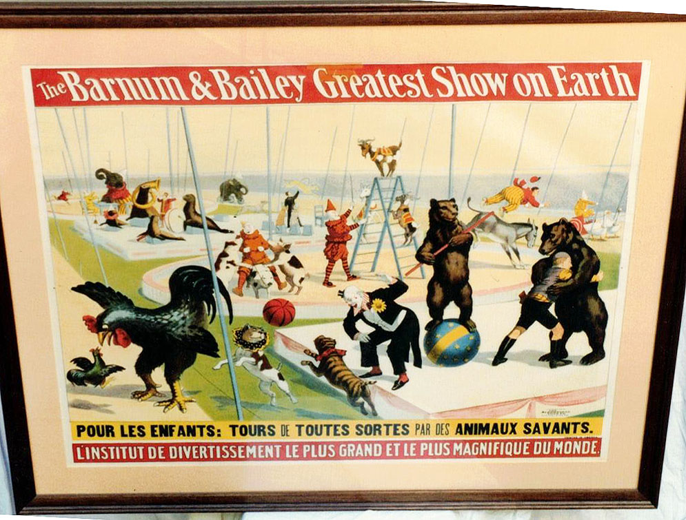 Vintage Circus Poster Collection - New Orleans Brass Quintet Plays Jazz